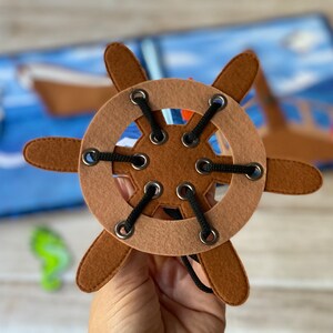 Quiet Book, Silent Book, Busybook, Ship, Sea, Sensory Children's Book ...