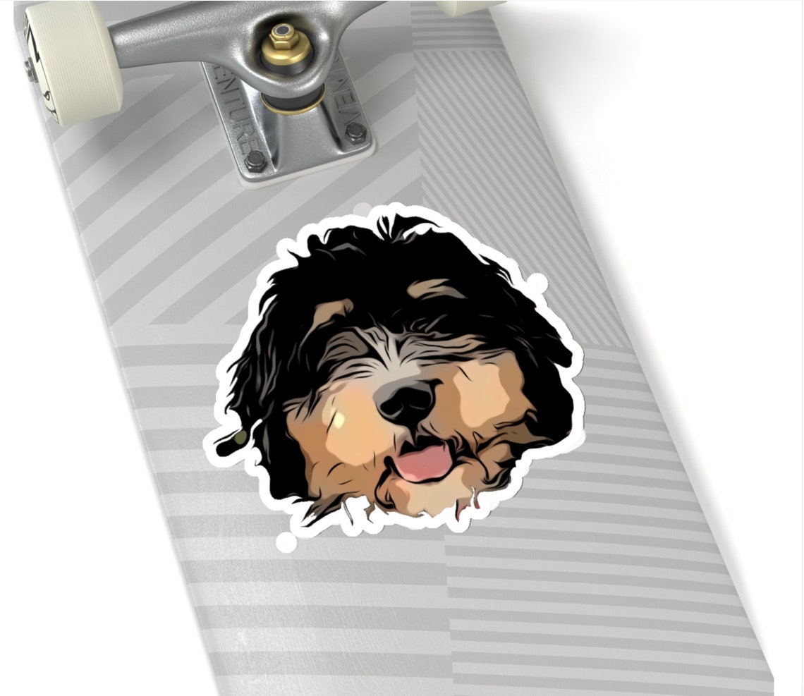 Bernedoodle Sticker - Chewy the Bernedoodle - Doodle - Decal Sticker ...
