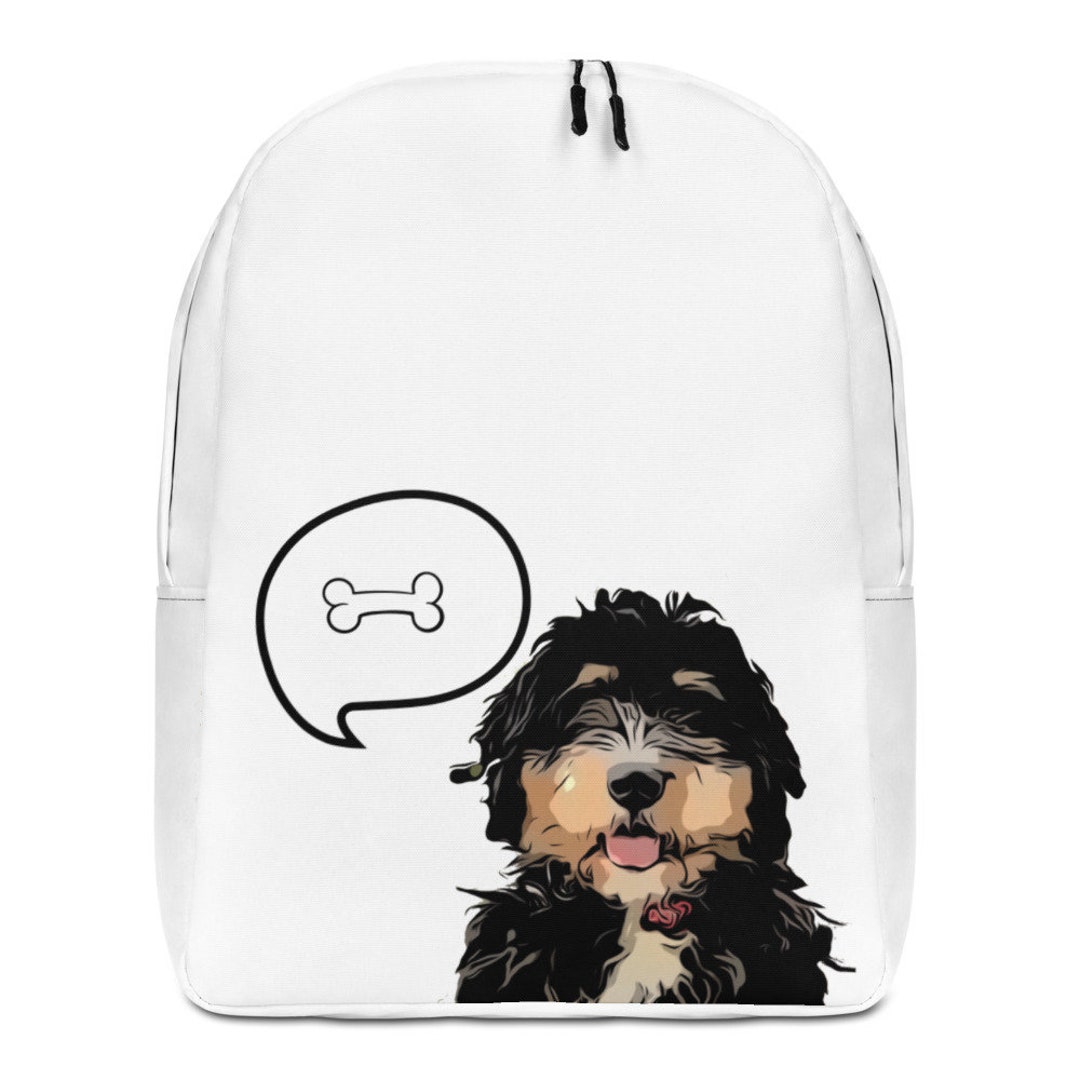 Bernedoodle Backpack School Doodle Backpack Dog Lover School Backpack ...