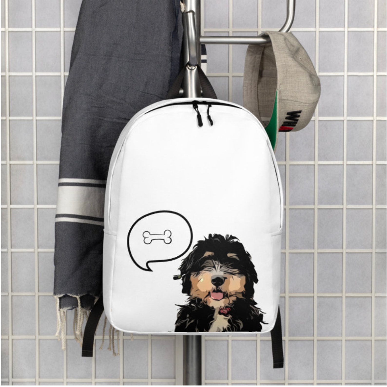 Bernedoodle Backpack School Doodle Backpack Dog Lover School Backpack ...