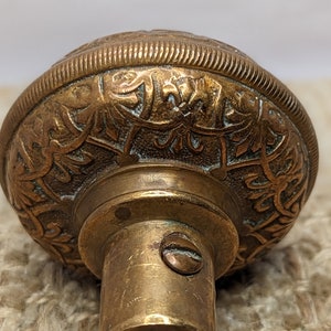 2 Antique Yale & Towne Gothic Decorative Cast Brass or Bronze Door Knob Circa 1879 - Etsy