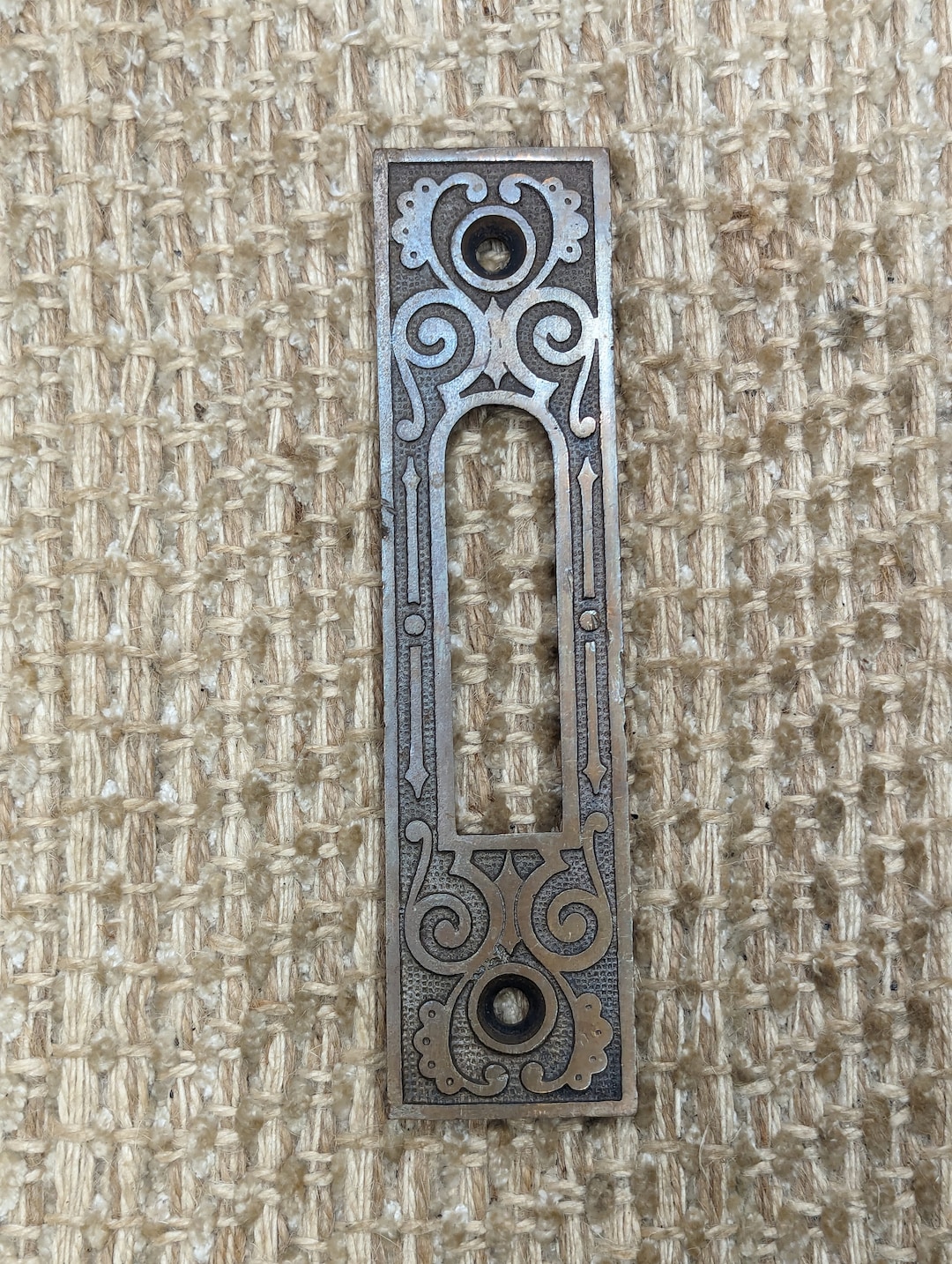 Antique Pocket Door Mortise Lock Decorative Face Plate Door Hardware - Etsy
