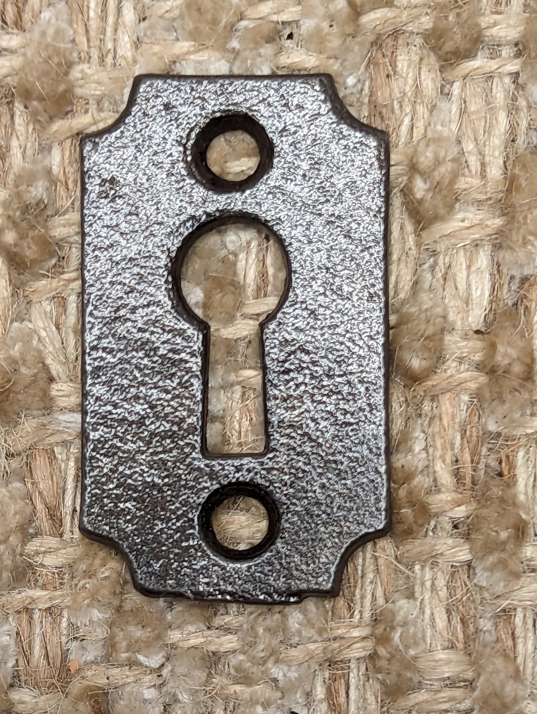 15/16 X 1 9/16 Antique Cast Iron Key Hole Cover Escutcheon - Etsy