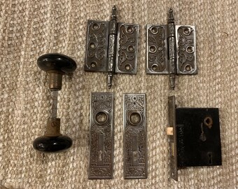 Home & Living Midcentury ILCO Door Lock Slide Latch Turn Key Twist Knob ...