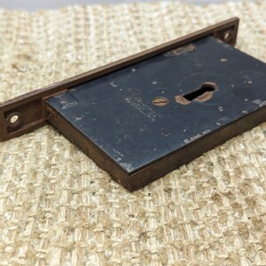 Antique Norwalk Lock Co. Pocket Door Mortise Lock Door Hardware 211/210 ...