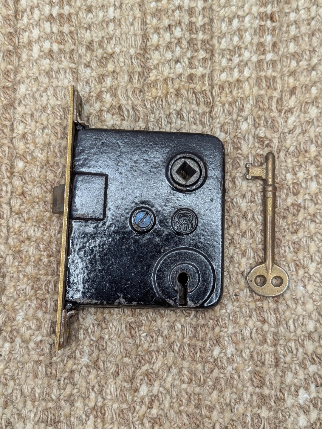 Antique Earle Interior Mortise Lock Door Hardware #1000 With Key - Etsy