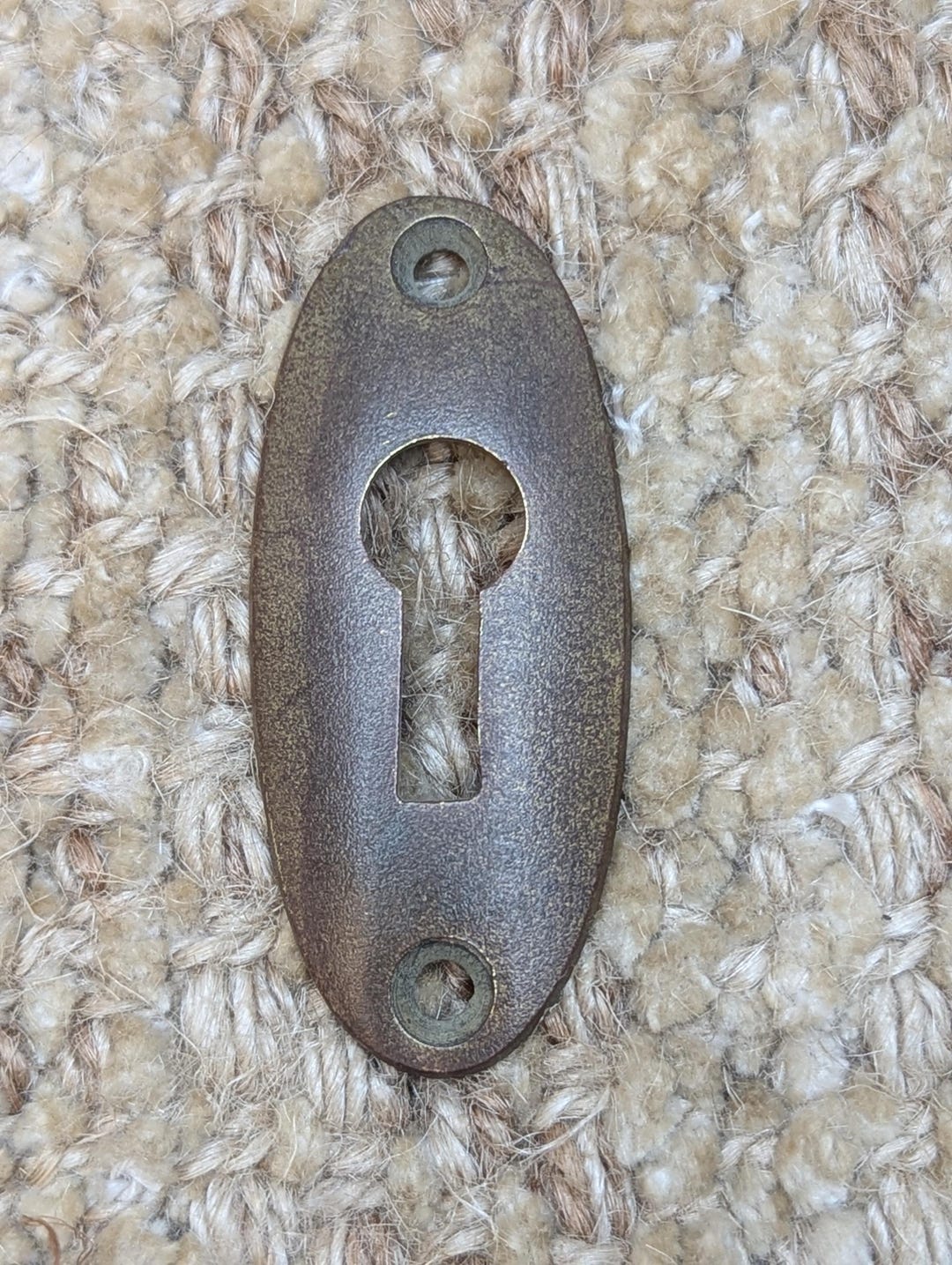 Antique Cast Brass Key Hole Cover Escutcheon - Etsy