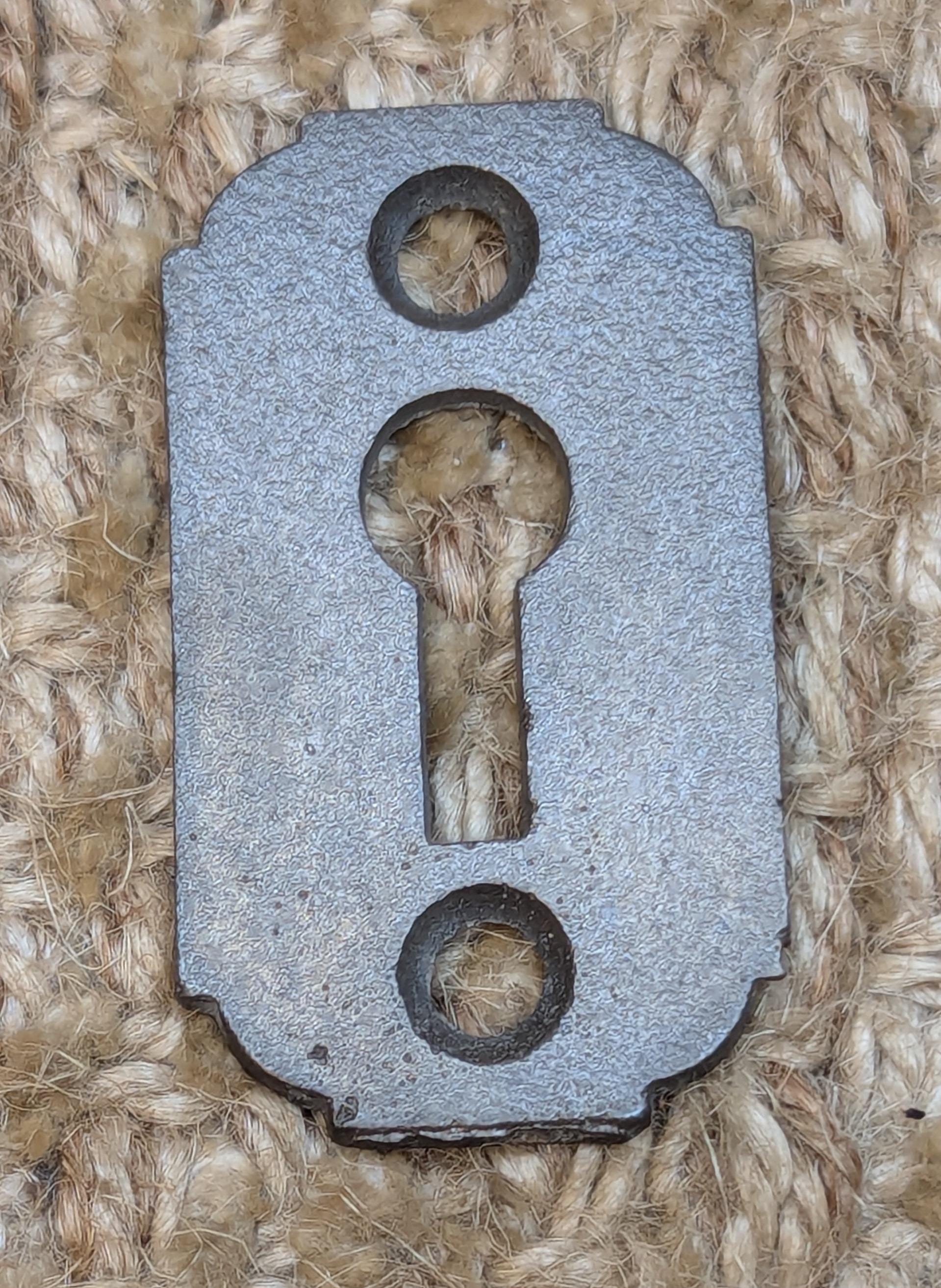Antique Cast Iron Key Hole Cover Escutcheon Door Hardware - Etsy