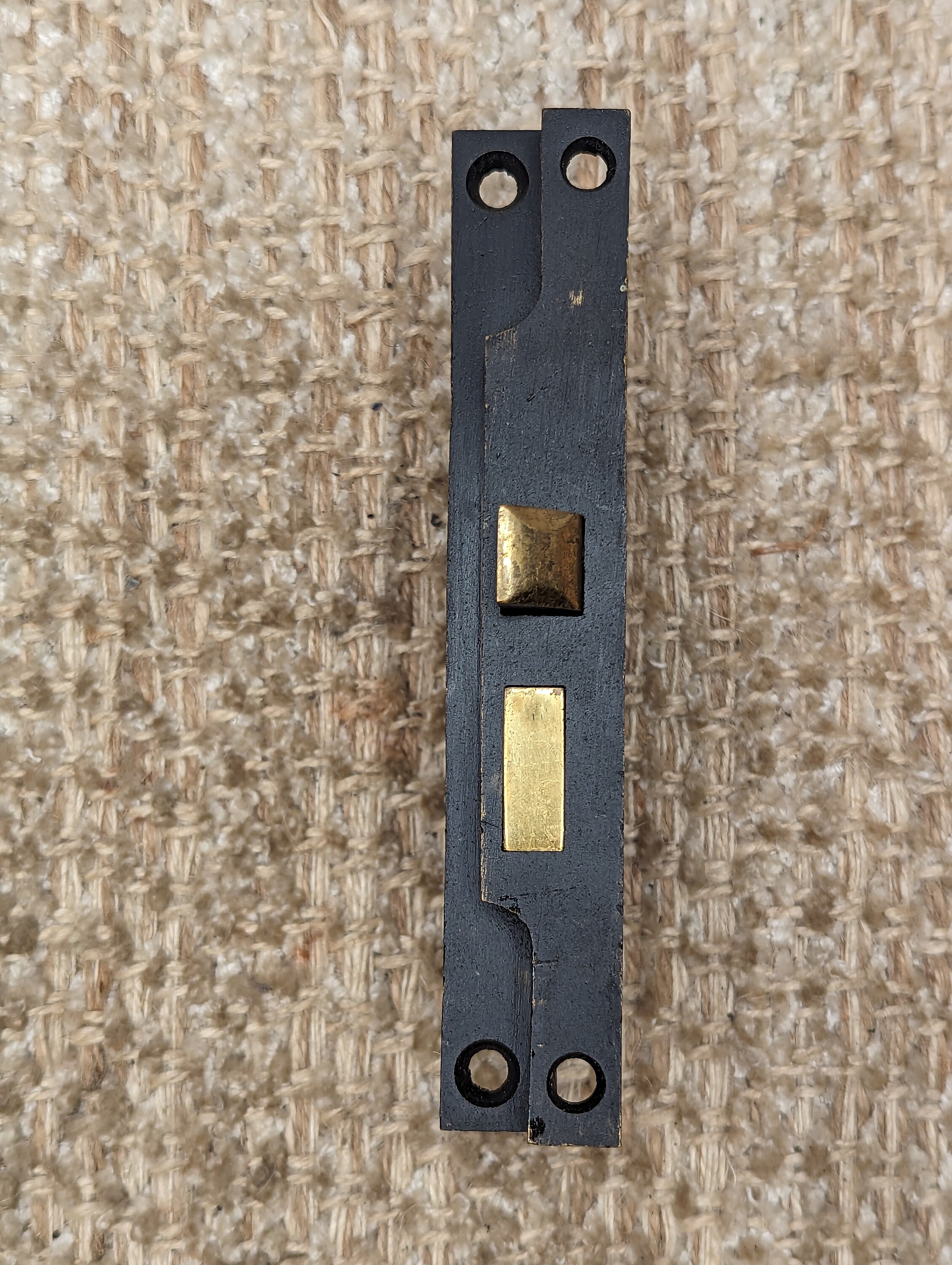 Antique Rabbeted Interior Passage Mortise Lock Door Hardware 3/8 With ...