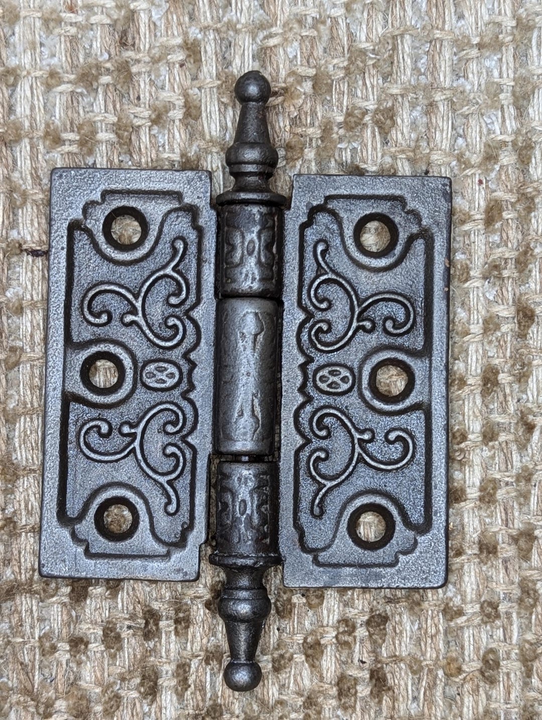 3 1/2" X 3 1/2" Antique Decorative Cast Iron Steeple Tip the Clark MFG ...