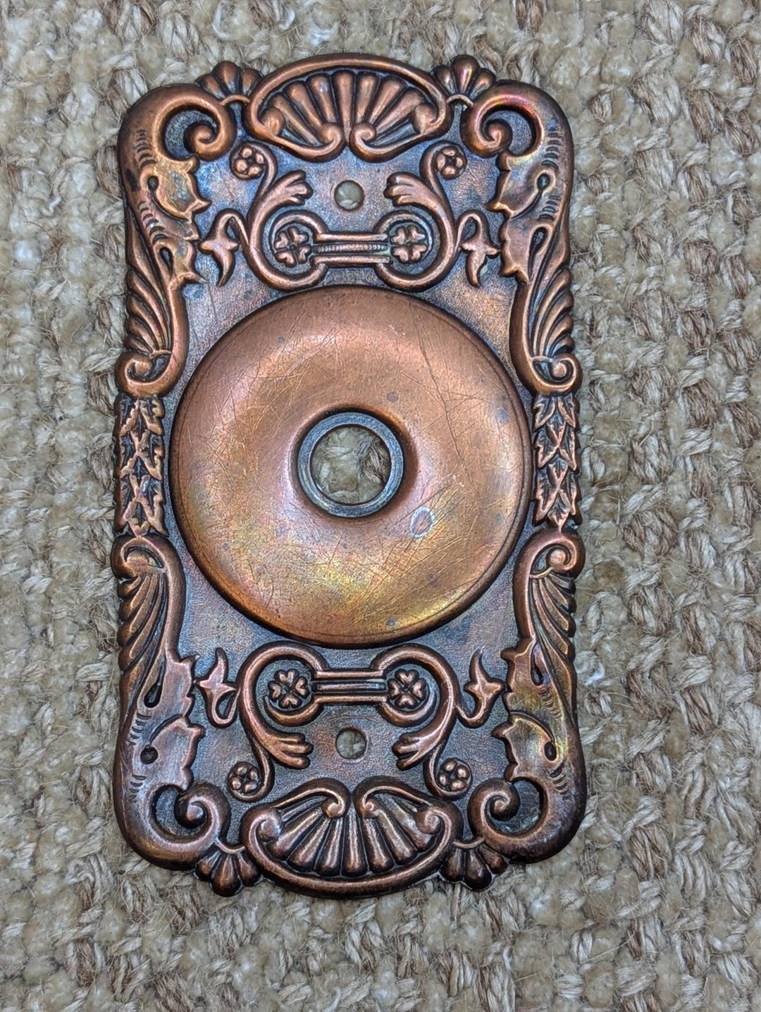 Antique Door Bell Cover Plate Door Hardware - Etsy