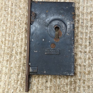 Antique Norwalk Lock Co. Pocket Door Mortise Lock Door Hardware 211/210 ...