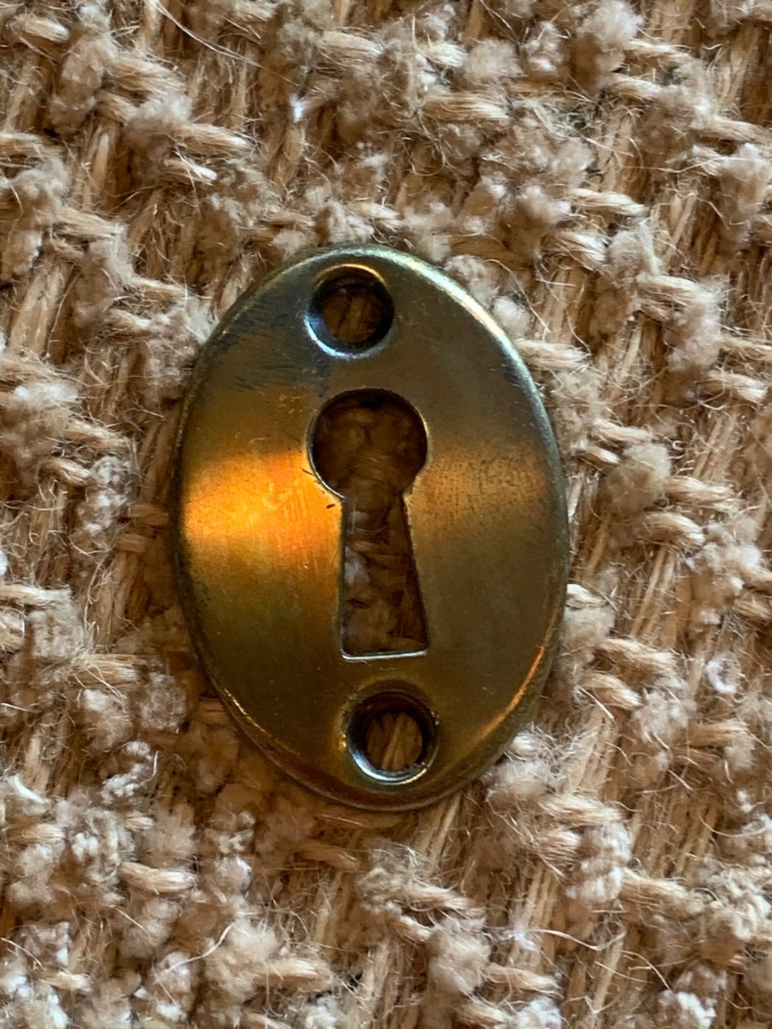 Antique Brass Key Hole Cover Escutcheon - Etsy
