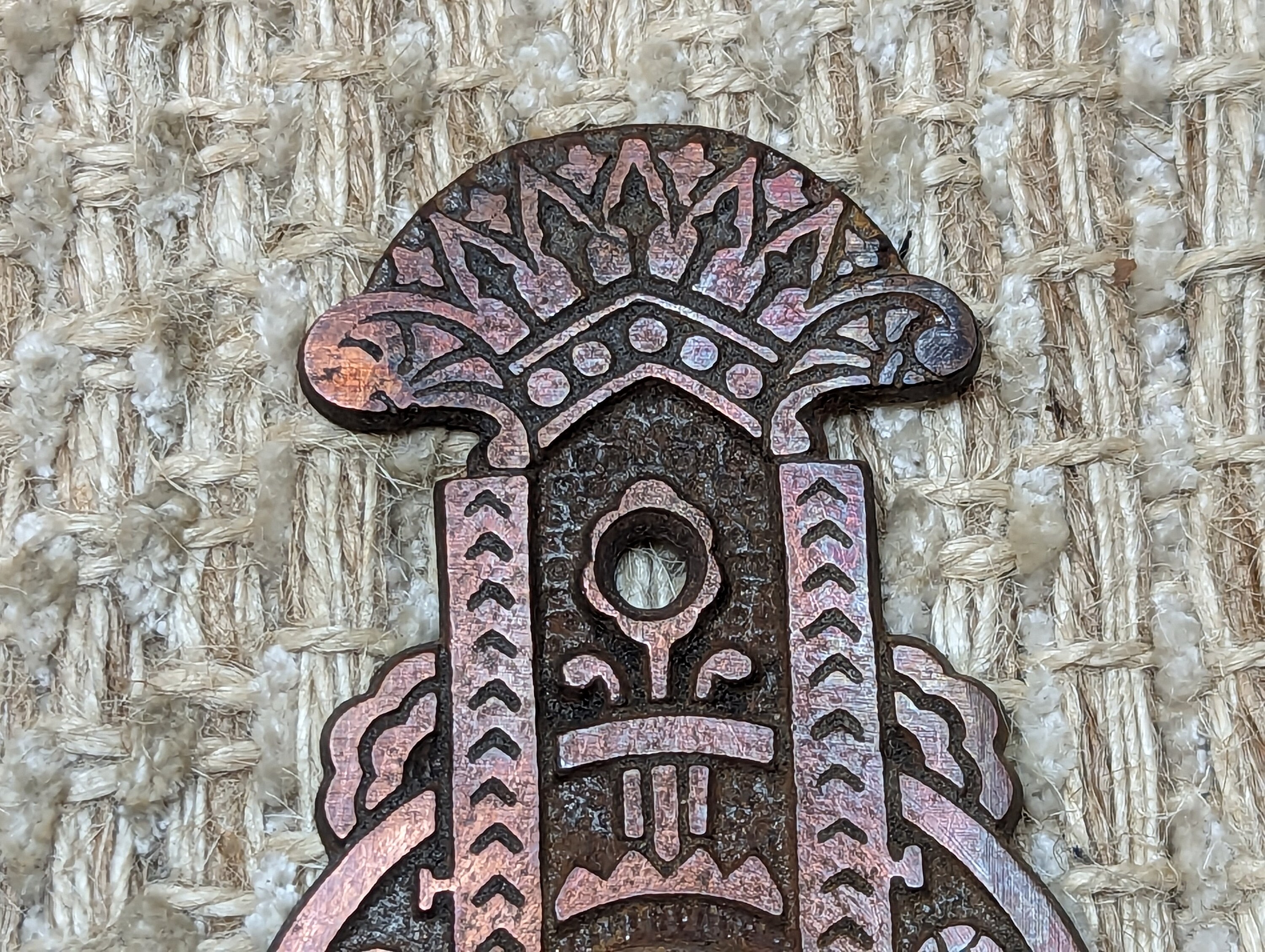 Cast Iron Triangular Knob Rosette Escutcheon - Etsy