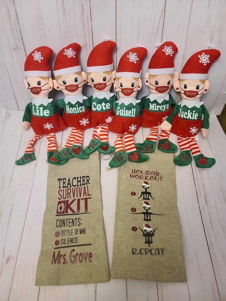 Personalized Christmas Elves - Etsy