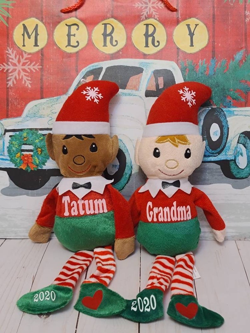Personalized Christmas Elves - Etsy