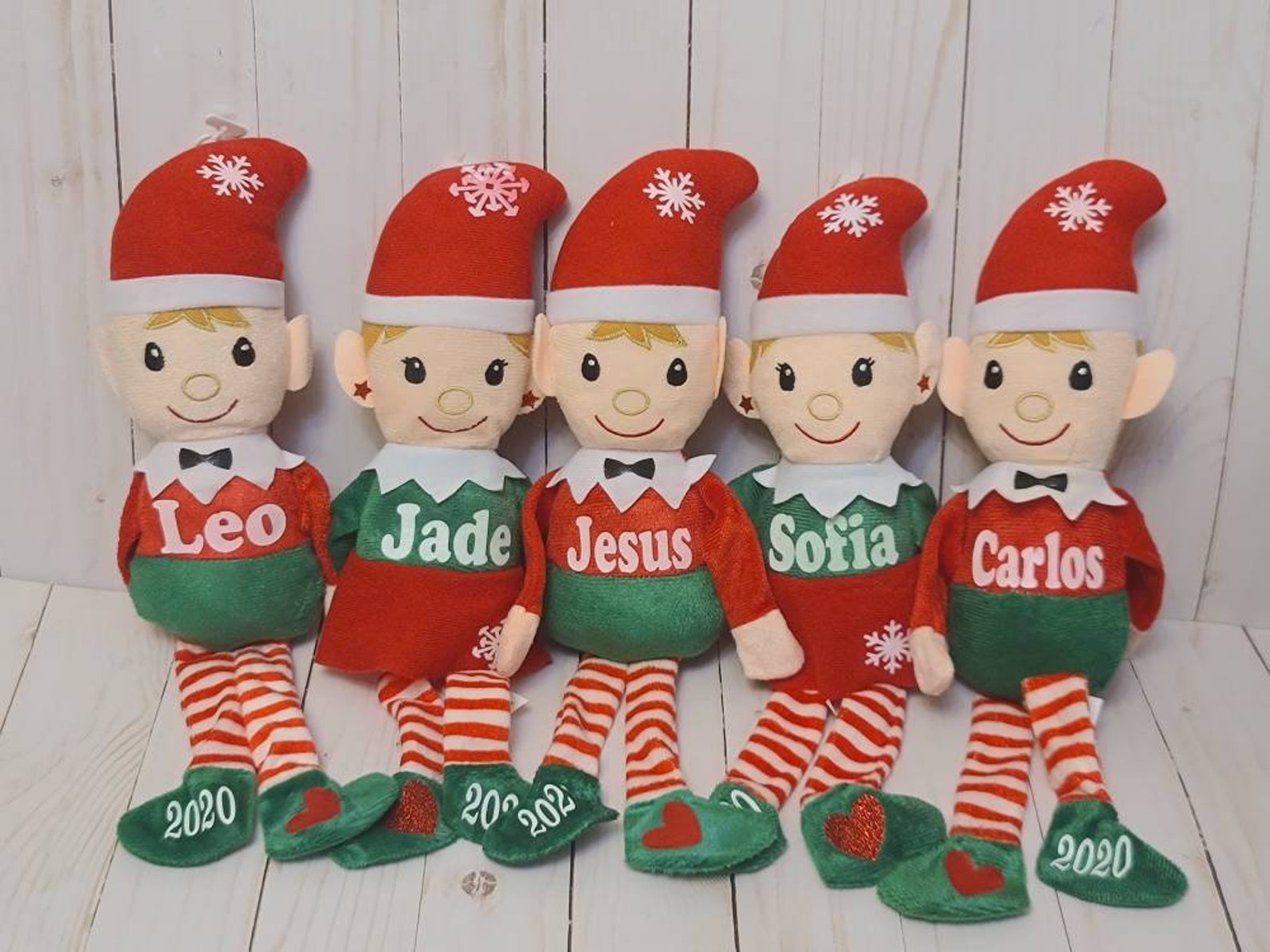 Personalized Christmas Elves - Etsy