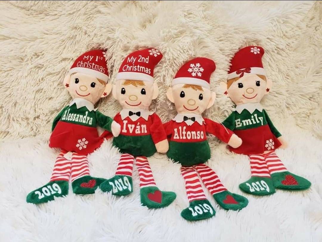 Personalized Christmas Elves - Etsy