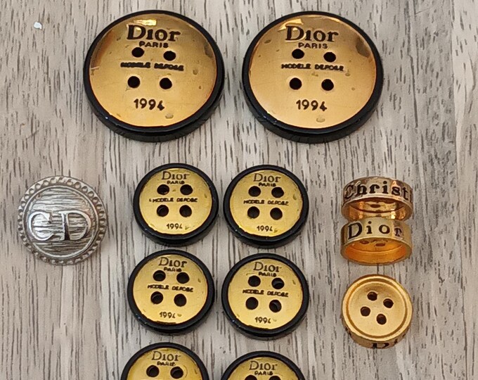 Christian DIOR Buttons - Etsy