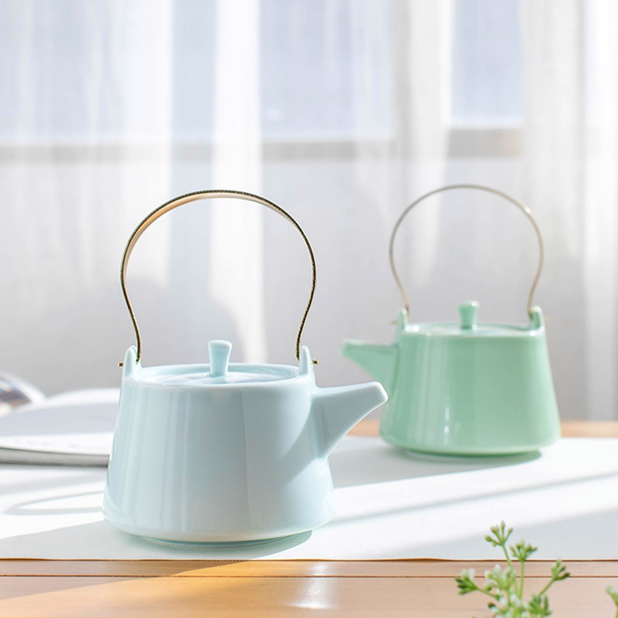 Delightful Ceramics Lifting Handle Teapot Tea Maker Kungfu Tea | Etsy