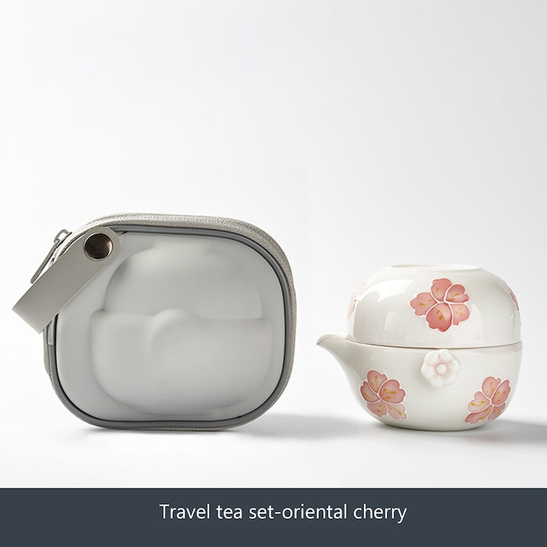 Delightful Ceramics Travel Tea Set One Teapot One Cup Portable - Etsy