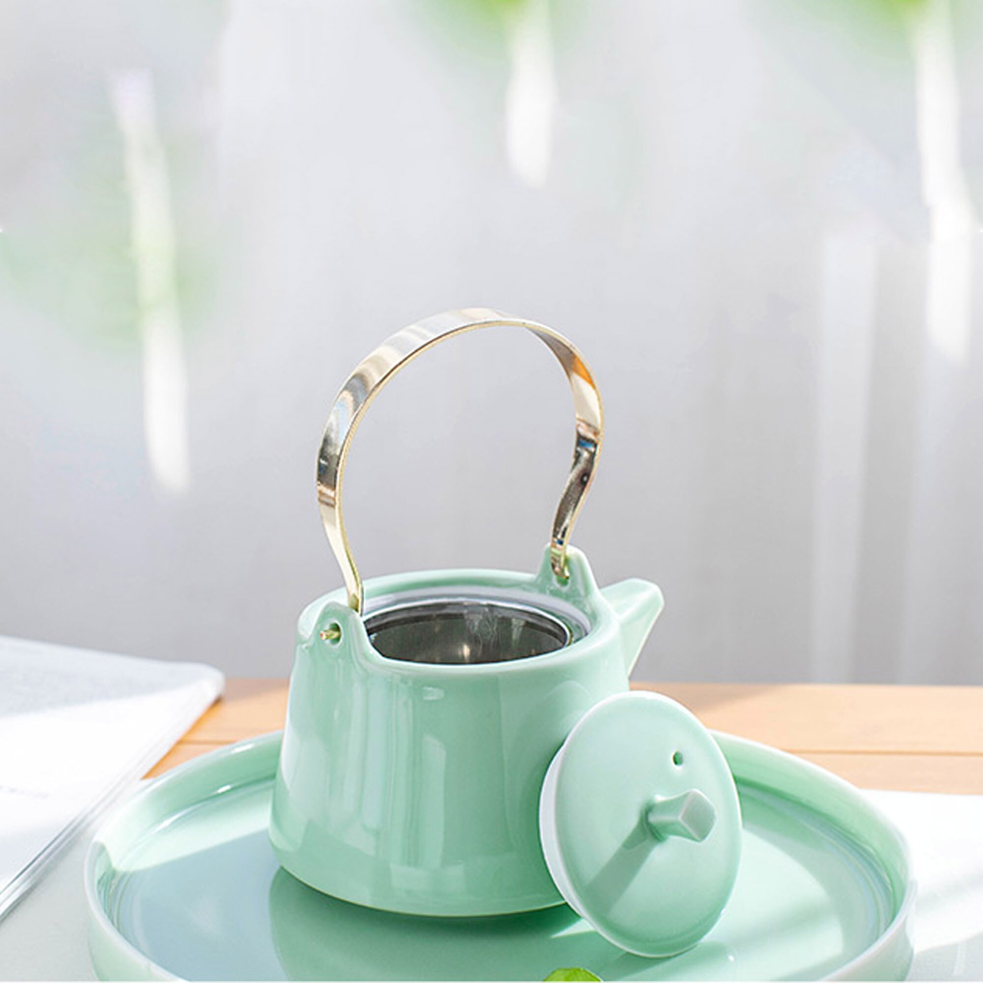 Delightful Ceramics Lifting Handle Teapot Tea Maker Kungfu Tea | Etsy