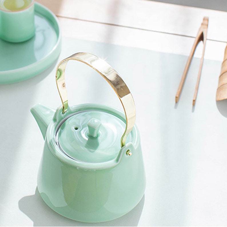 Delightful Ceramics Lifting Handle Teapot Tea Maker Kungfu Tea | Etsy