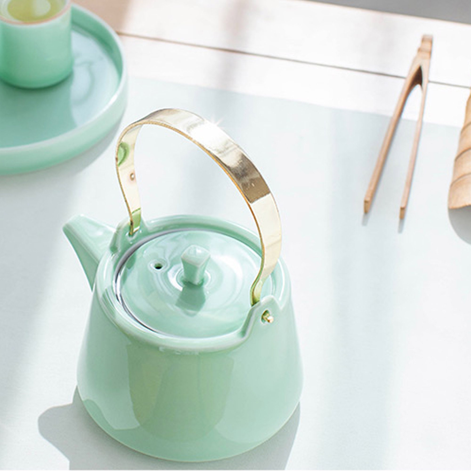 Delightful Ceramics Lifting Handle Teapot Tea Maker Kungfu Tea | Etsy