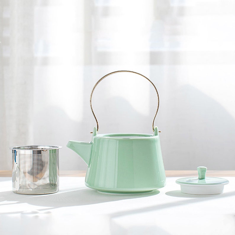 Delightful Ceramics Lifting Handle Teapot Tea Maker Kungfu Tea | Etsy