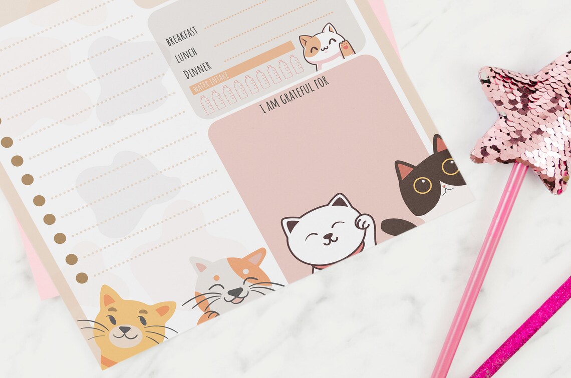 Daily Planner Printable, A5 to - Do List, Instant Download Print at ...
