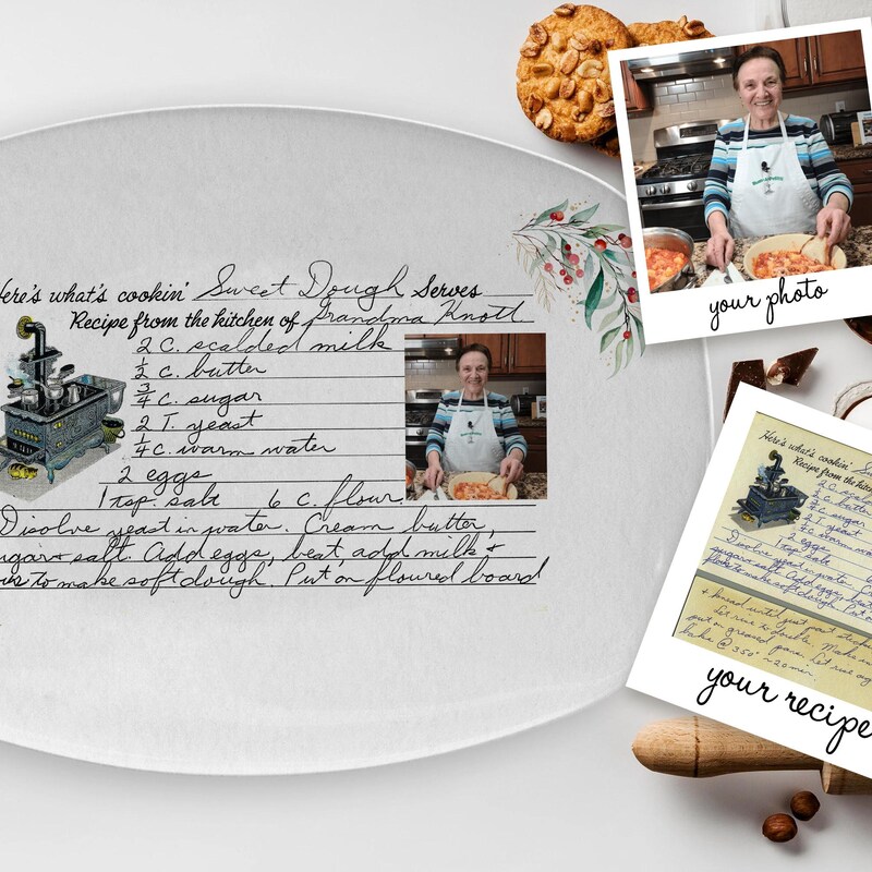 Recipe Plate - Etsy