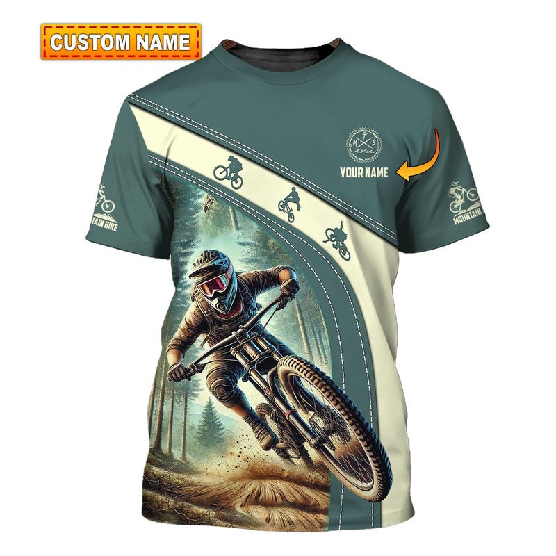 Mountain Bike Tshirt - Etsy
