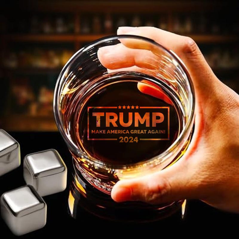 Trump Bulletproof Whiskey Glass - Etsy