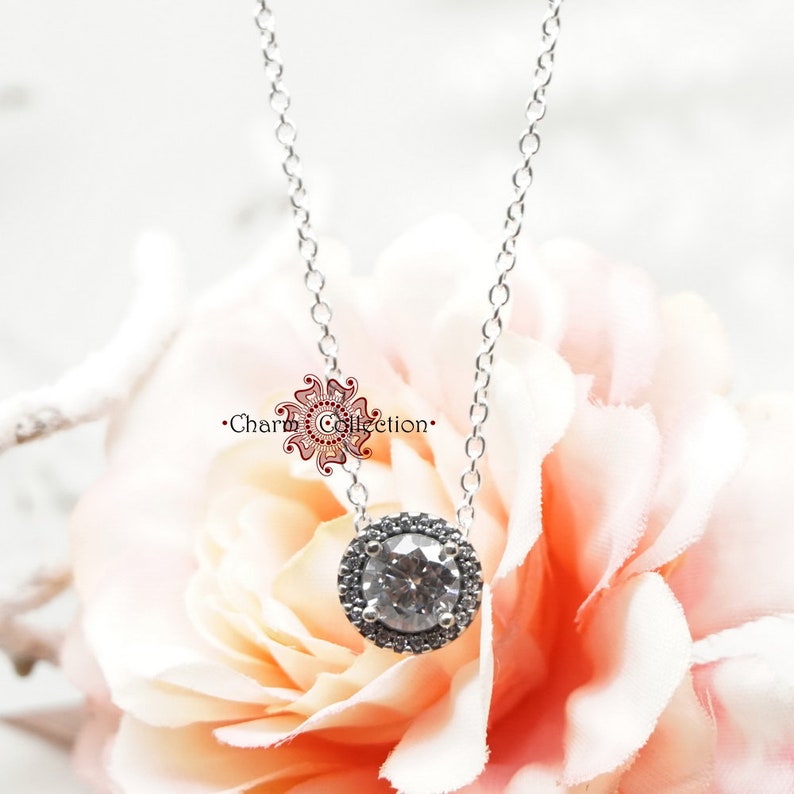 Pandora Classic Elegance Necklace, Clear CZ, 396240CZ, Adjustable 45 Cm ...