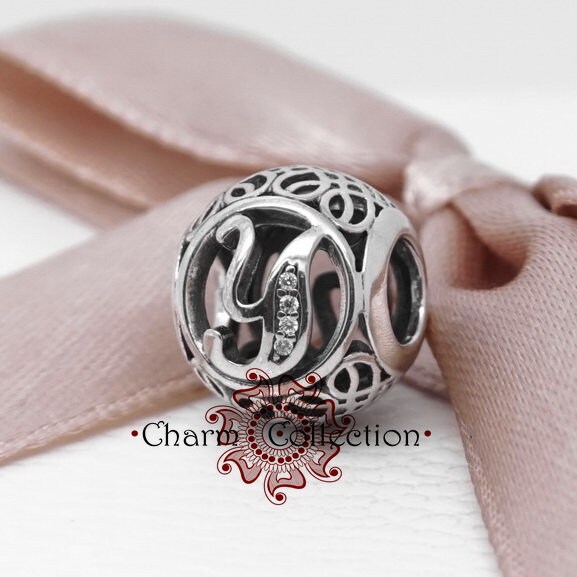 Pandora, S925, Alphabet Letter, Initial Vintage Y, Bracelet Charm ...