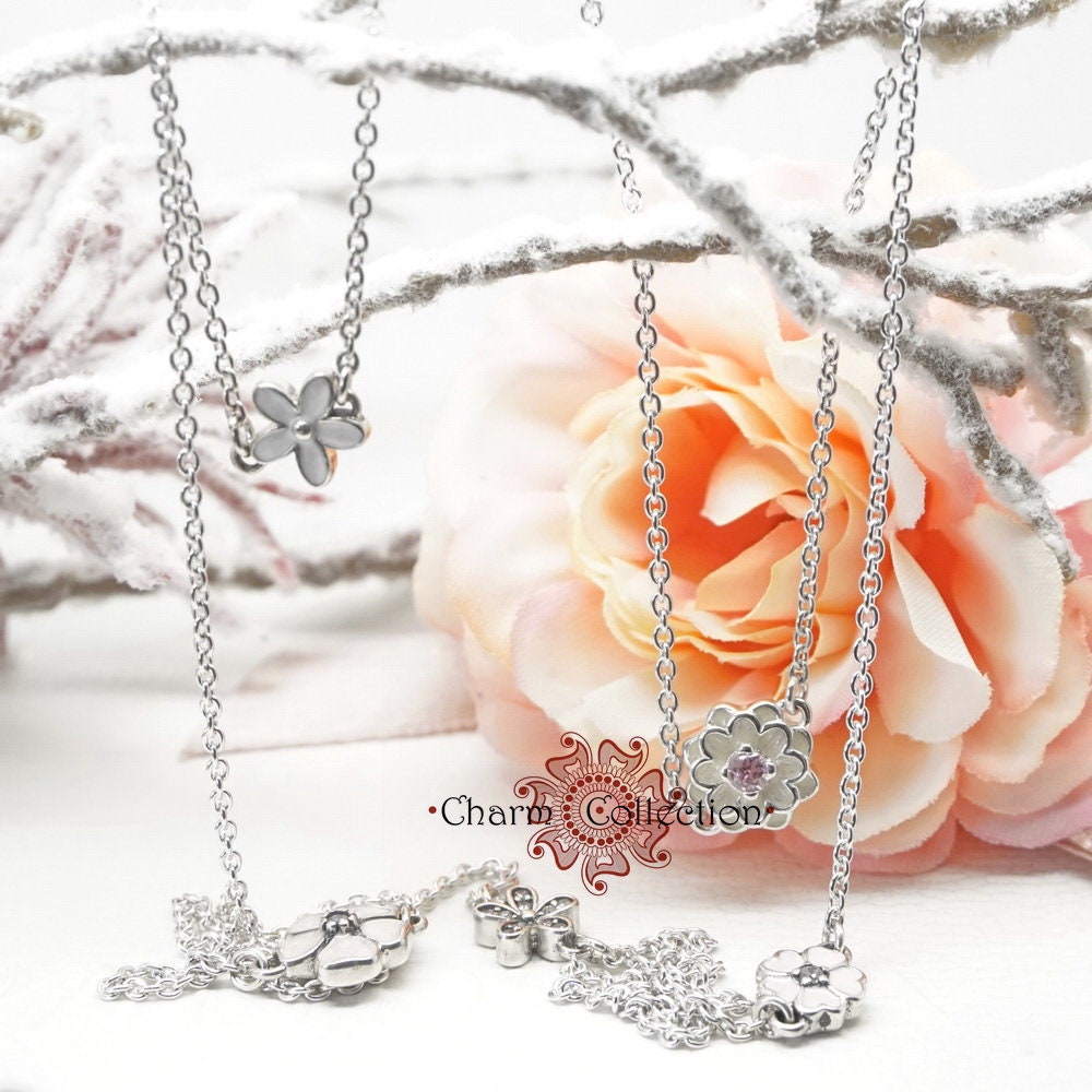 Pandora Poetic Blooms Necklace 2024 www.alhudapk