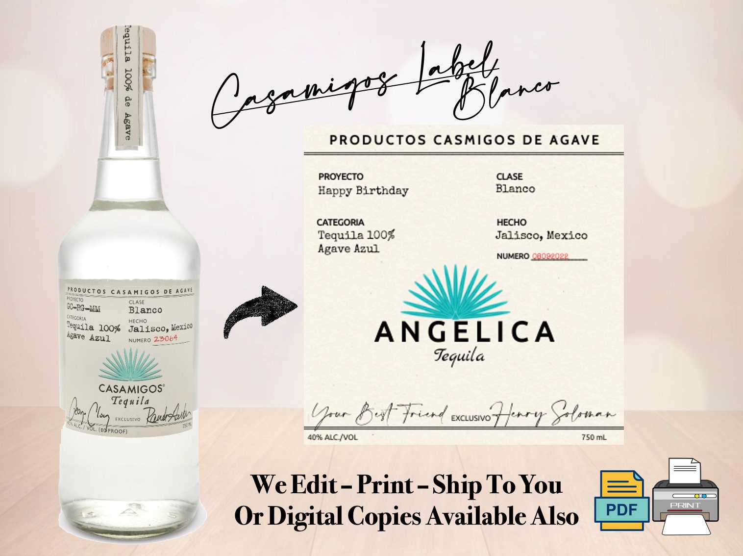 Tequila Label