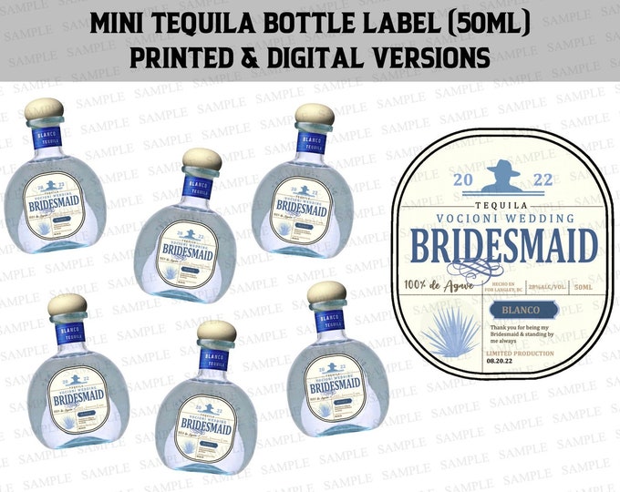 Airplane Mini 50ml Don Julio Tequila Label, Custom Don Julio, Tequila ...