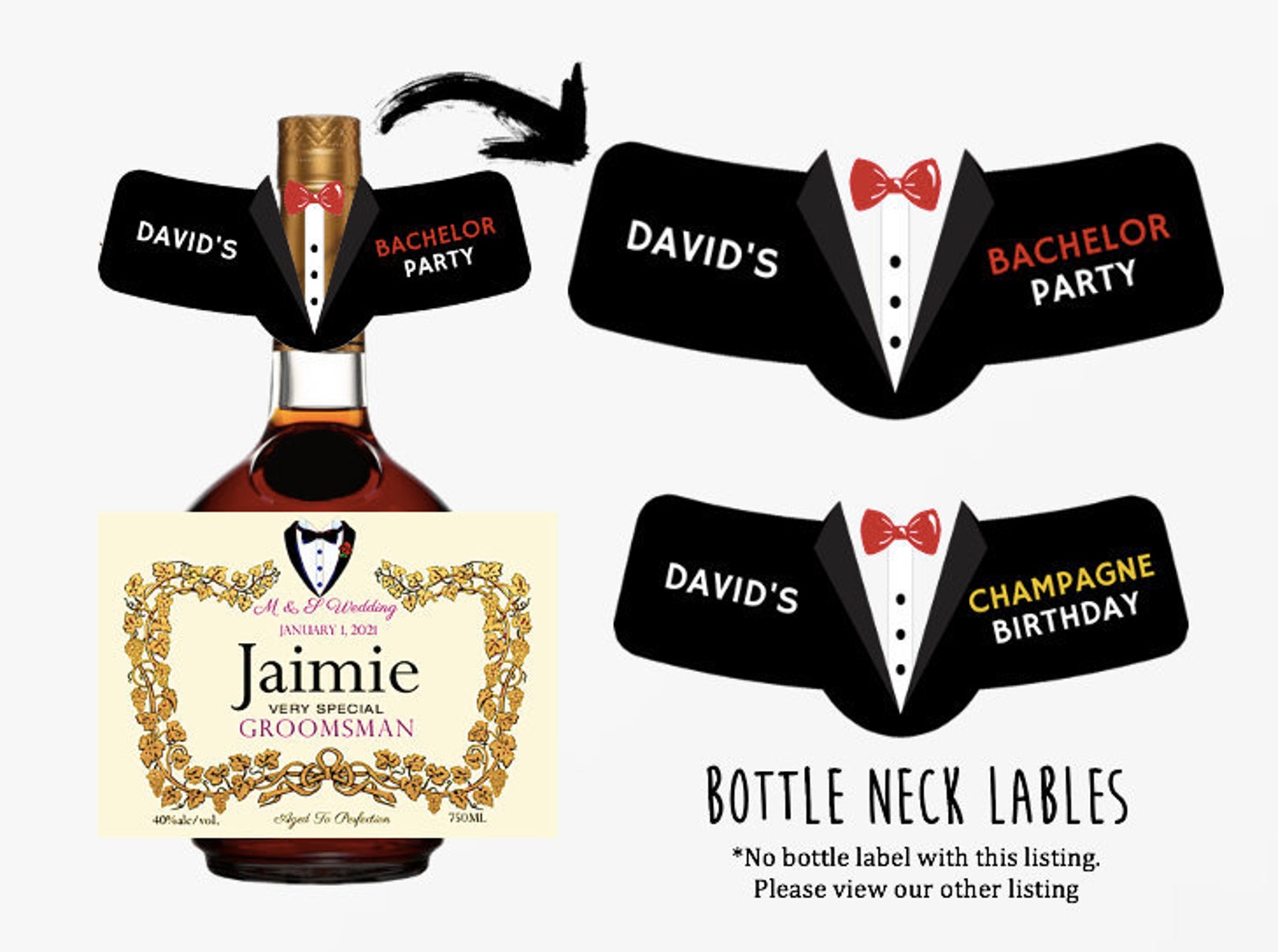 whiskey-bottle-neck-label-bottle-neck-label-groomsman-bottle-etsy