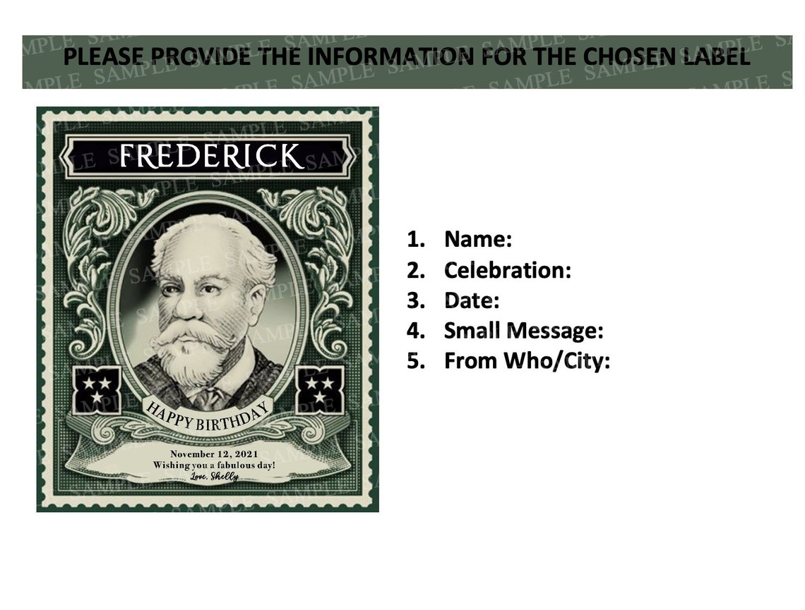 Custom Rum Label/personalized Rum Labels/groomsman - Etsy