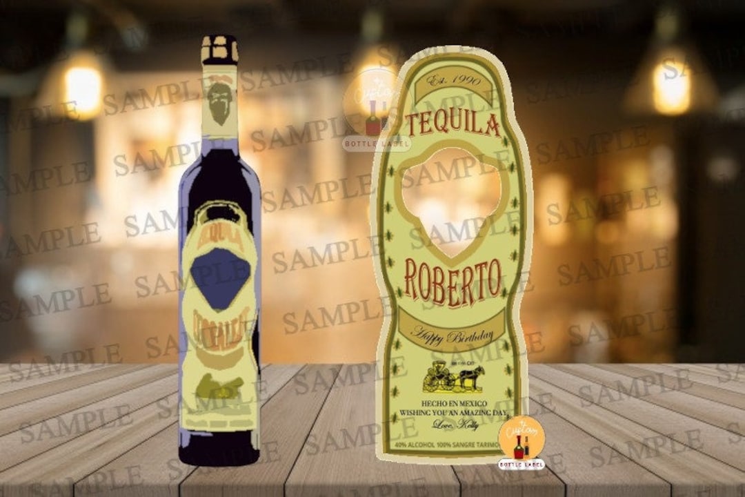 Custom Tequila Label, Personalized Liquor Tequila, Reposado Tequila ...