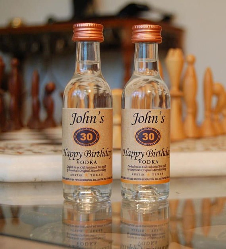 Mini Tito's Vodka Labels/50ml Tito Label/birthday Bottle Label/ Mini ...