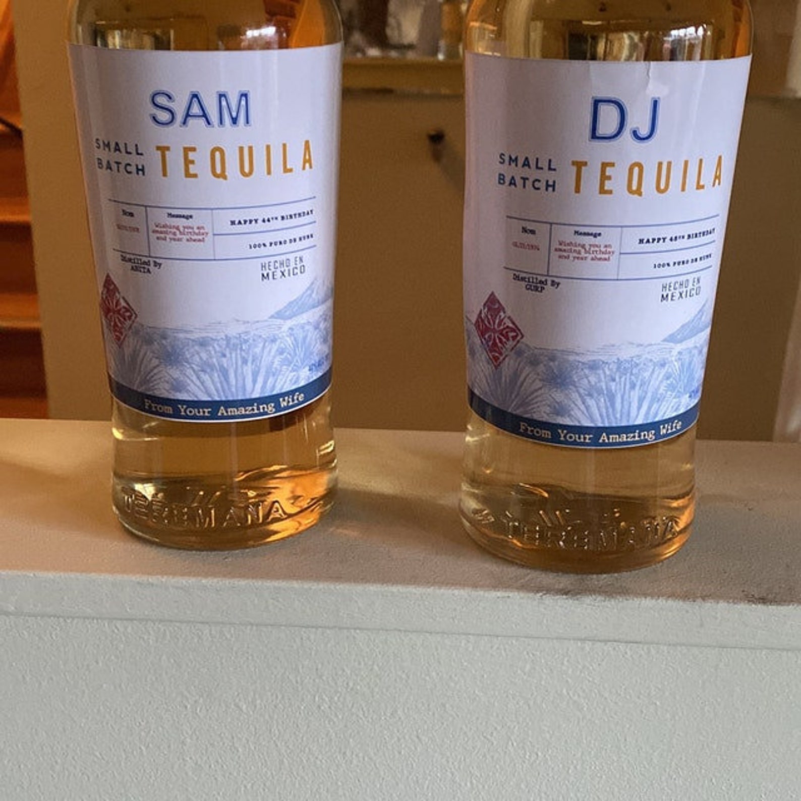 Teremana Tequila Custom Label, Blanco Tequila, Personalized Teremana ...