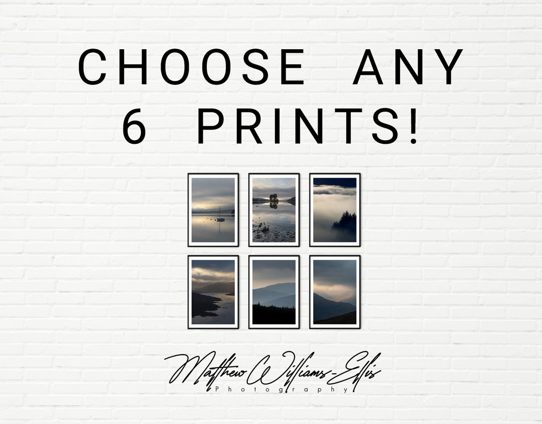 Mix and Match Any 6 Photography Prints to Create a Custom Print Set ...