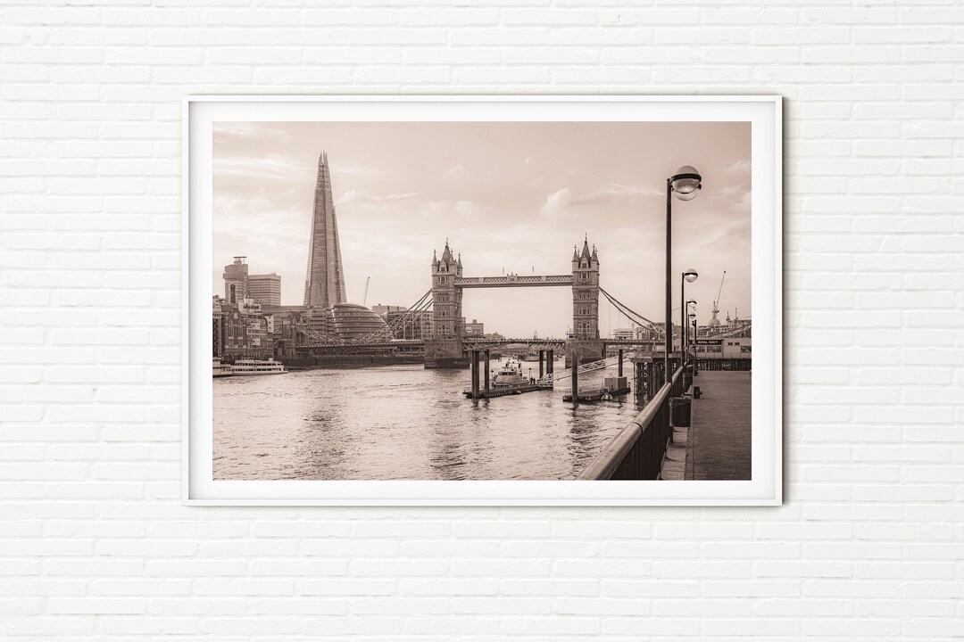 Sepia London Architecture Building Photos | Tower Bridge Photography ...