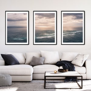 Print Set of 3 Ocean Photography Prints | Fine Art Coastal Seascape ...