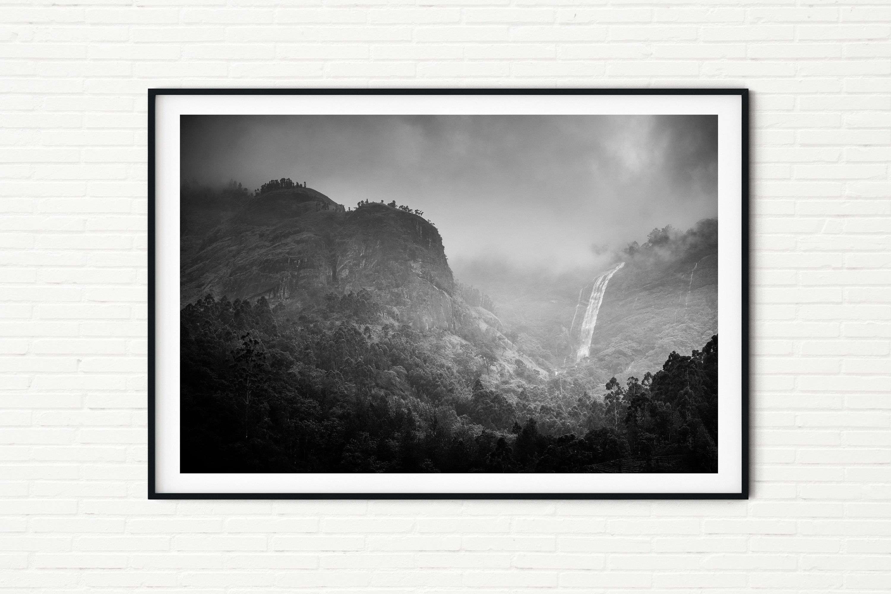Framed Black And White Landscape Photography