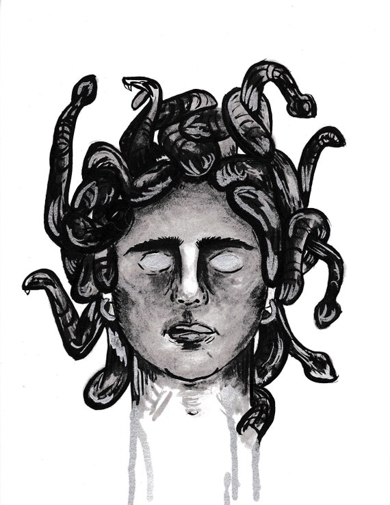 Medusa Print - Etsy