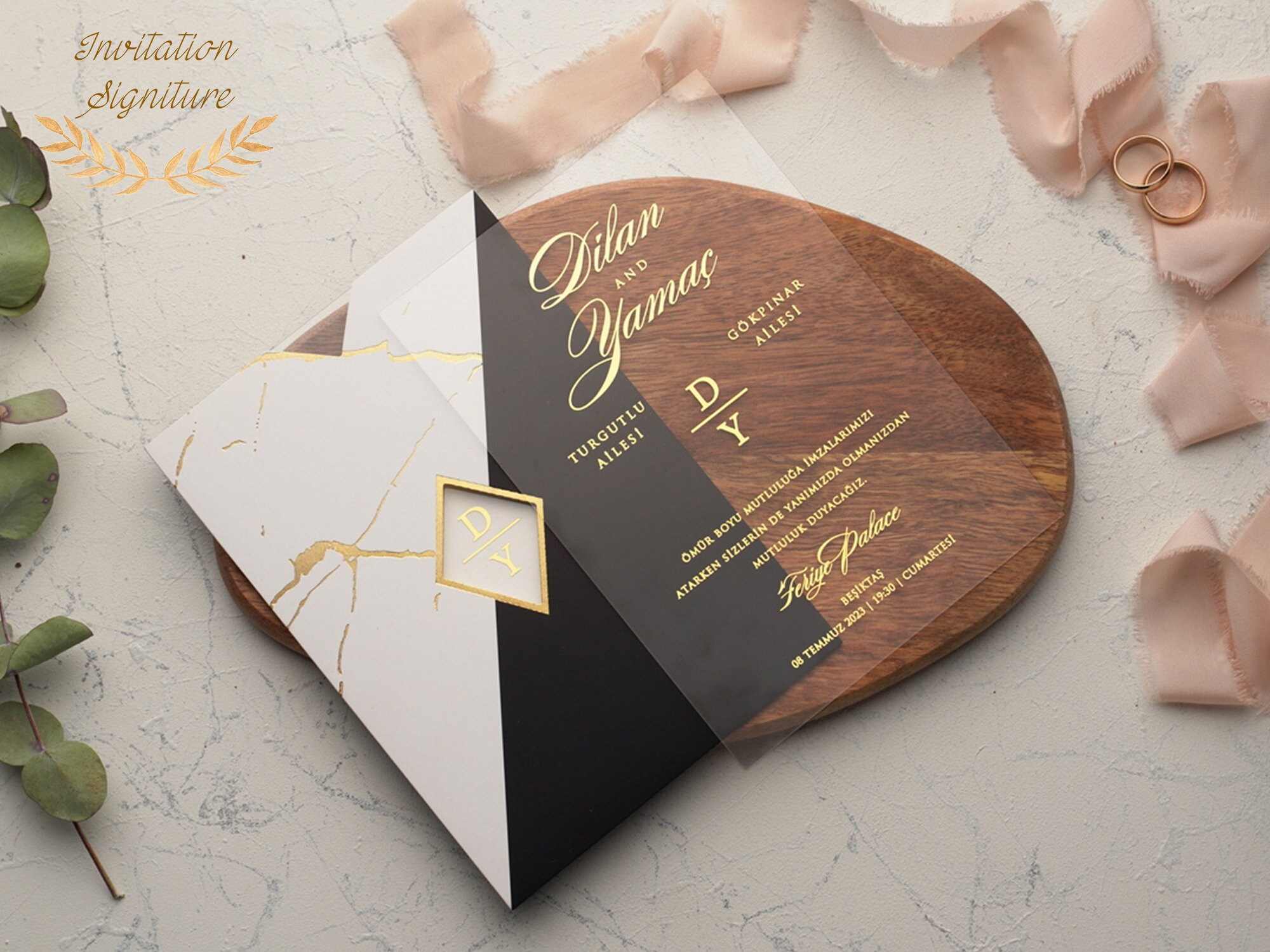 Wedding Invitation Acrylic Invitations Acrylic Wedding - Etsy