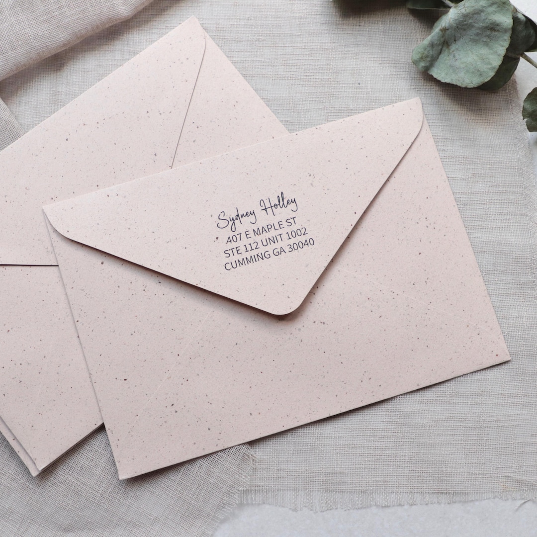 Modern Wedding Envelope Address Printing - Custom Address Printing for ...